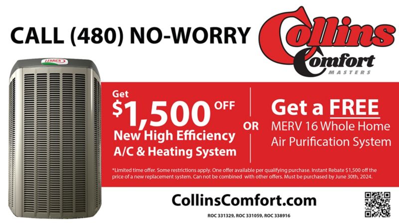 Special Offer - Collins Comfort Masters in Phoenix Plumbing & HVAC